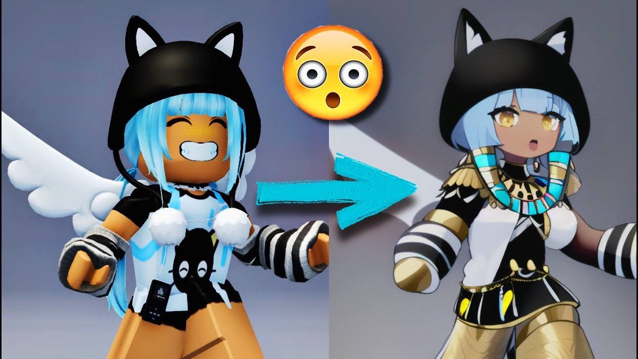 OMG! NEW APP TURNED MY ROBLOX SKIN INTO AN ANIME CHARACTER!😱 - YouTube