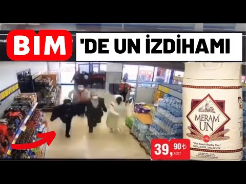 BİM' de Un İzdihamı