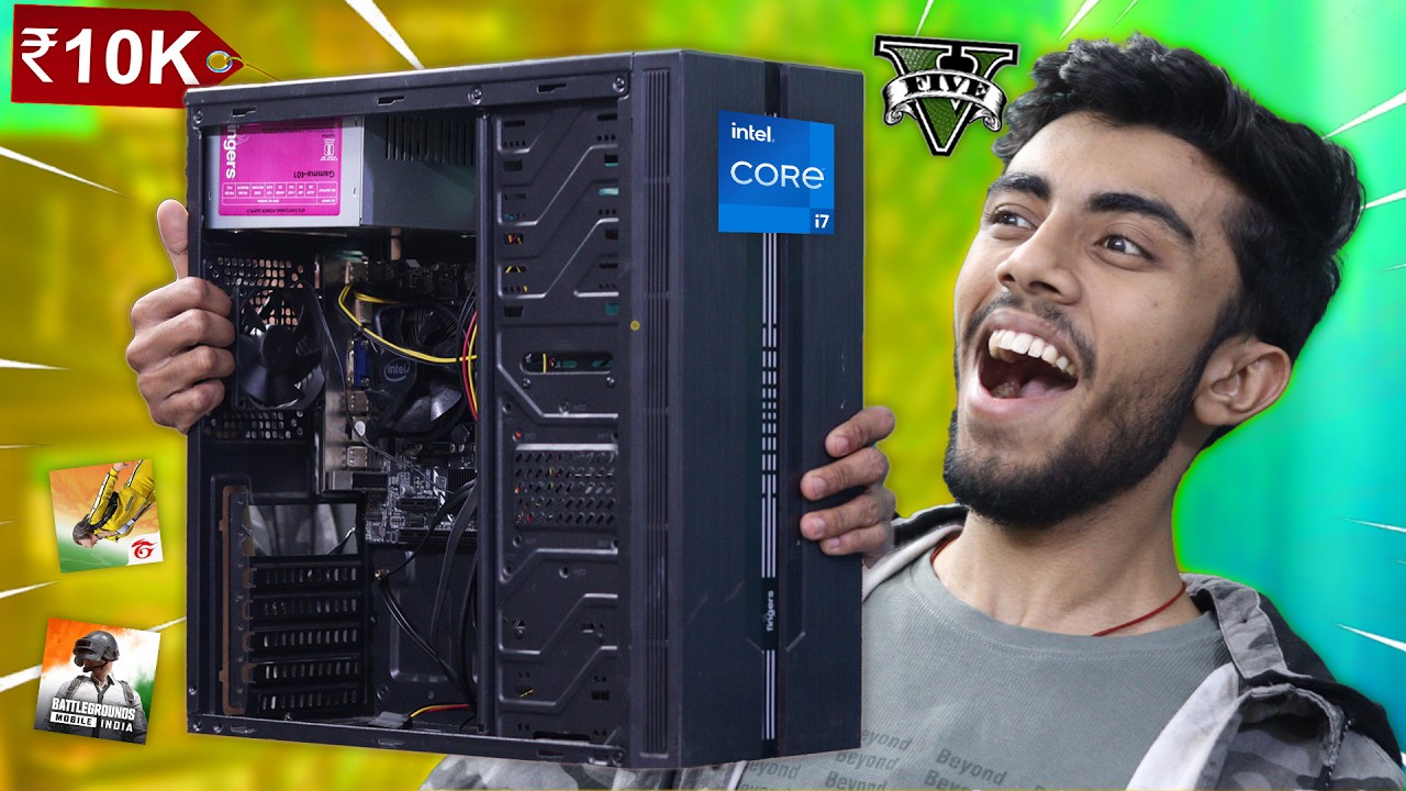 10,000/-Rs PC Build With i7 Processor!🔥 Best for Gaming, Editing or ...