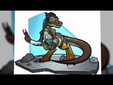Rate The Skin Popcross Studios Overwatch Dinosaurs - YouTube