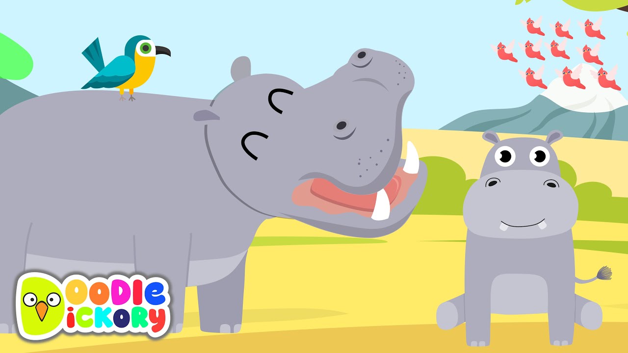 Henry the Hippo 🦛 | Fun Animal Song for Kids | Kids Songs & Nursery ...