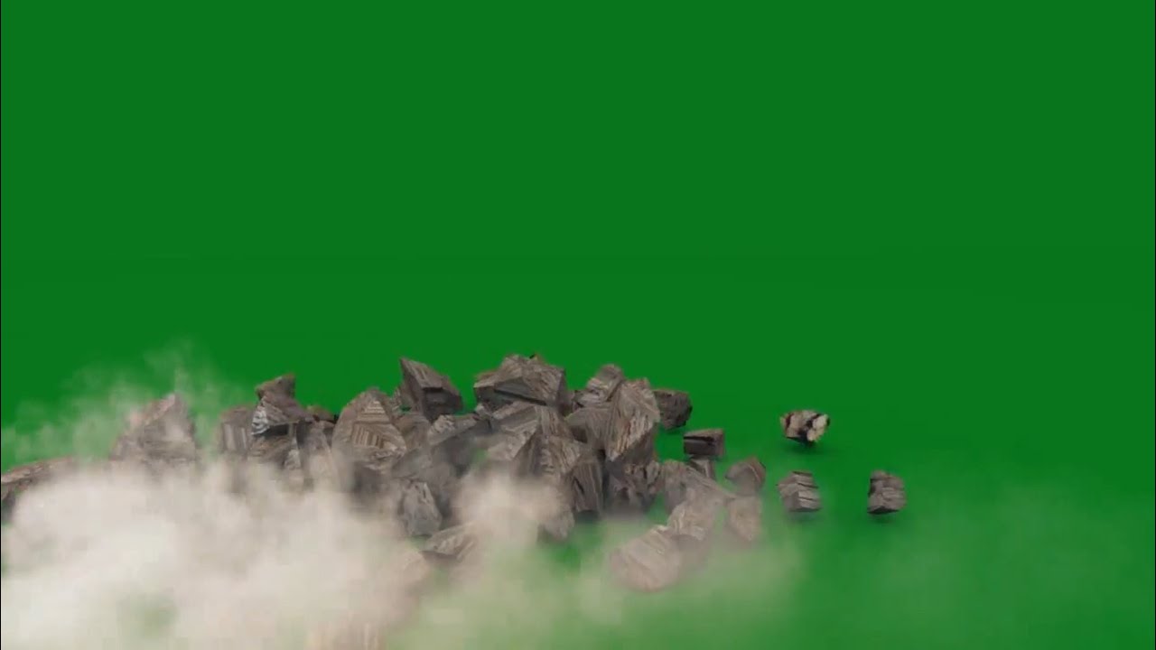 Rock Fall Free Vfx Green Screen Effect /For New Tiktok Trend - YouTube