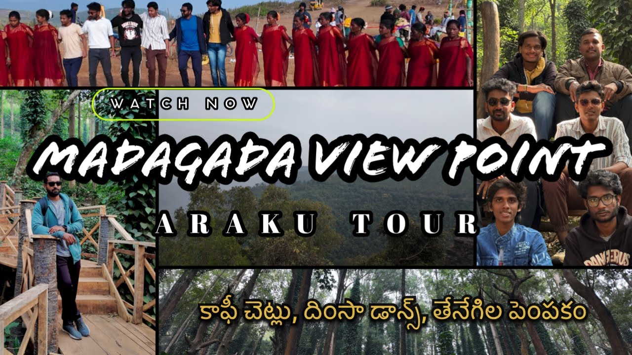 Madagada View Point | అరకు కాఫీ చెట్లు | Dimsa Dance | Araku Honey Bee ...