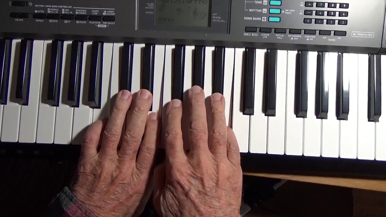 The major scale and its construction at the keyboard - YouTube