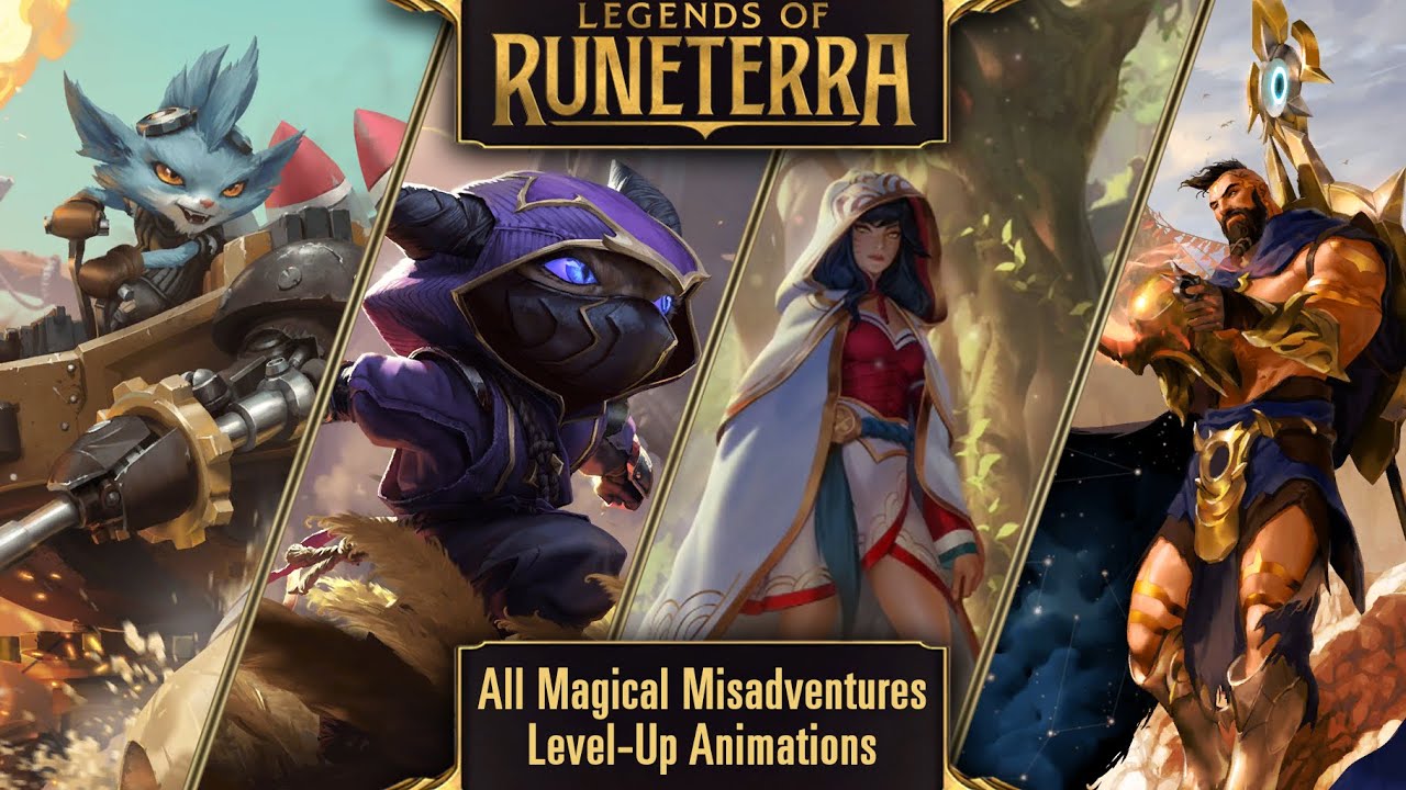 Legends of Runeterra - All Magical Misadventures Level-Up Animations ...