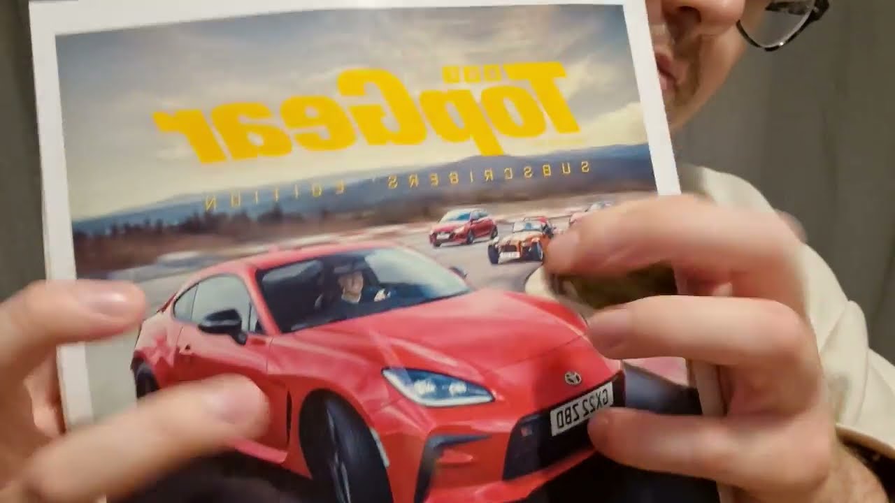 Top Gear Magazine #1 | ASMR Reading | Soft Spoken Whispering & Tapping ...