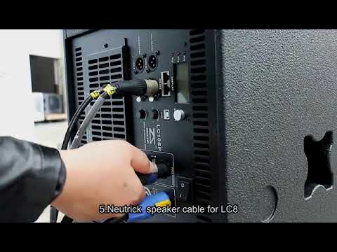 LC8+LC10SP 8inch Active Coaxial Mini Line Array System! - YouTube