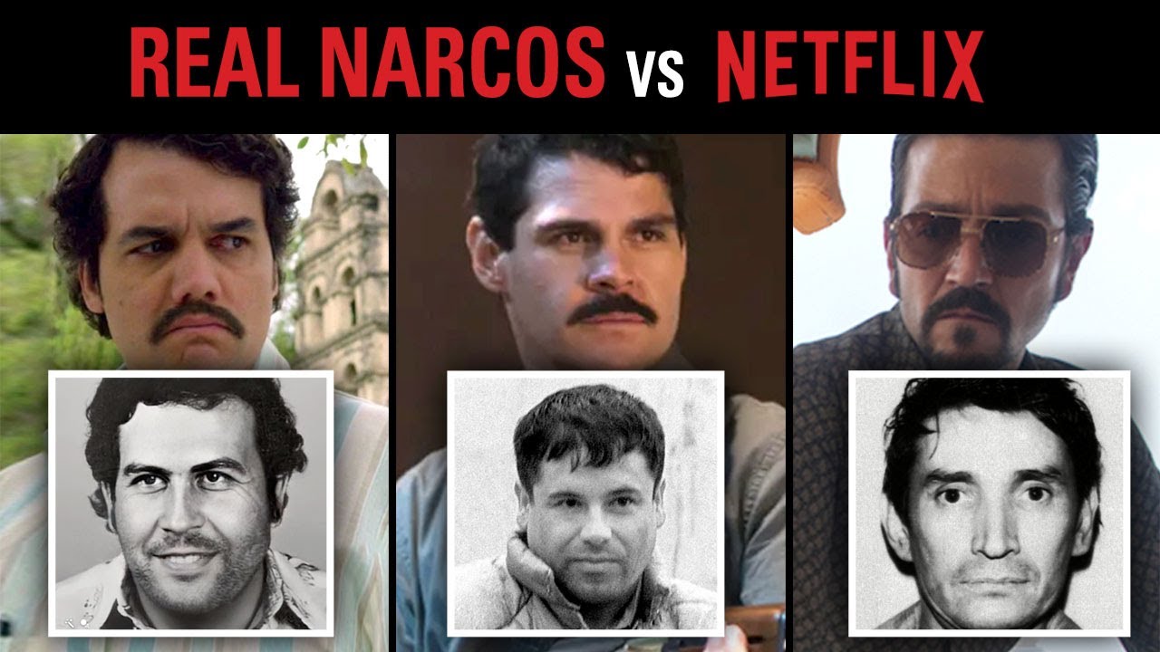 Top Notorious Real Narcos Animated vs Netflix Actors Deep Nostalgia ...