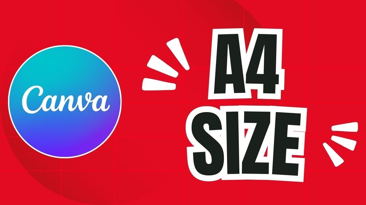 How to create an A4 design in canva - YouTube