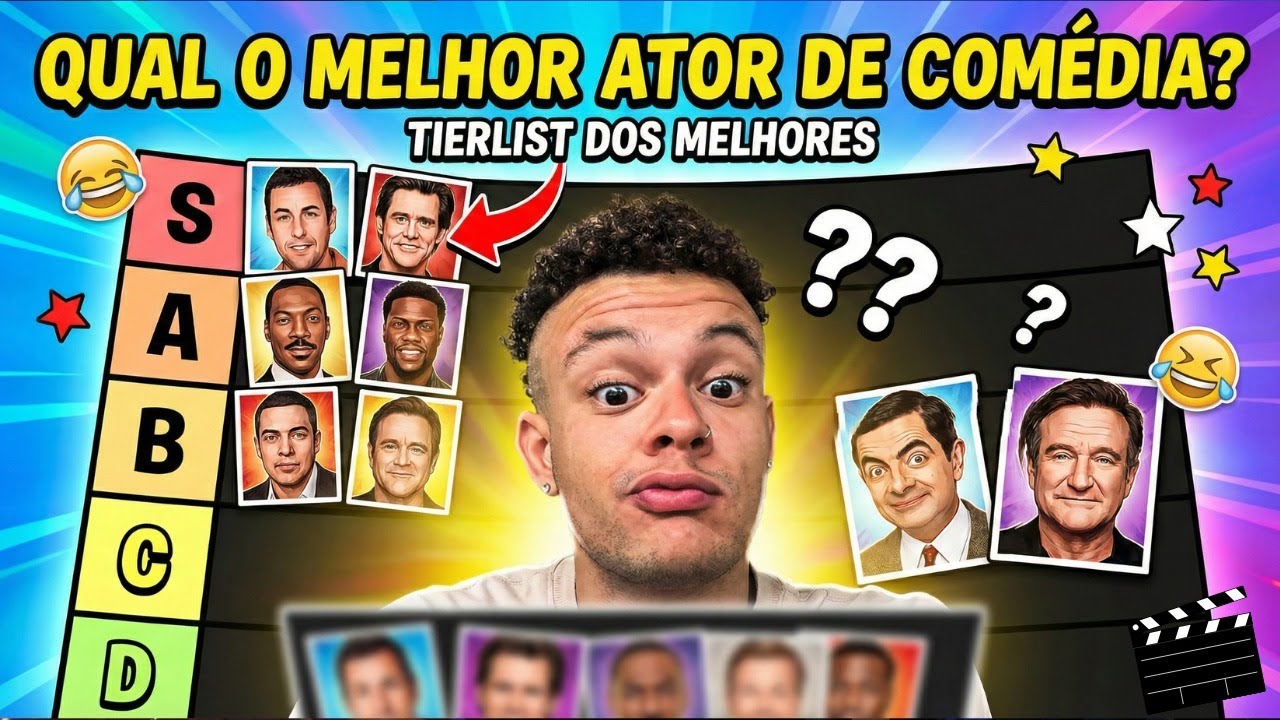 QUAL O MELHOR ATOR DE COMÉDIA? - Tierlist atores de comédia - YouTube