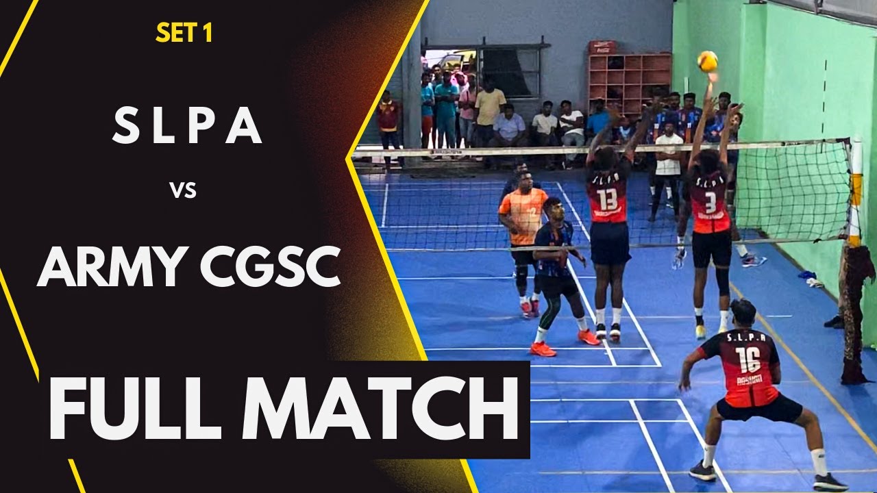 SLPA Vs Army CGSC First Round Match Final Set SVP Volleyball Tournament ...