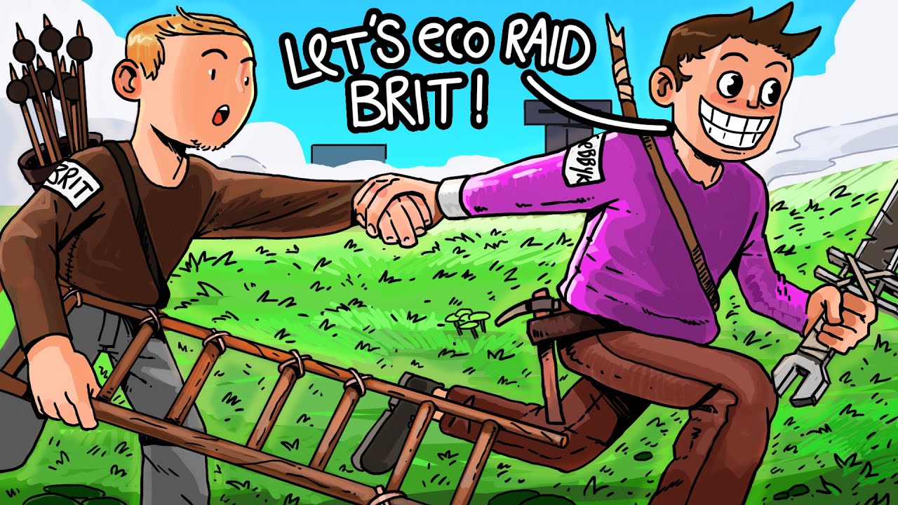 We BURNED INTO their base when THEY WERE HOME in Rust (ft. Brit) - YouTube