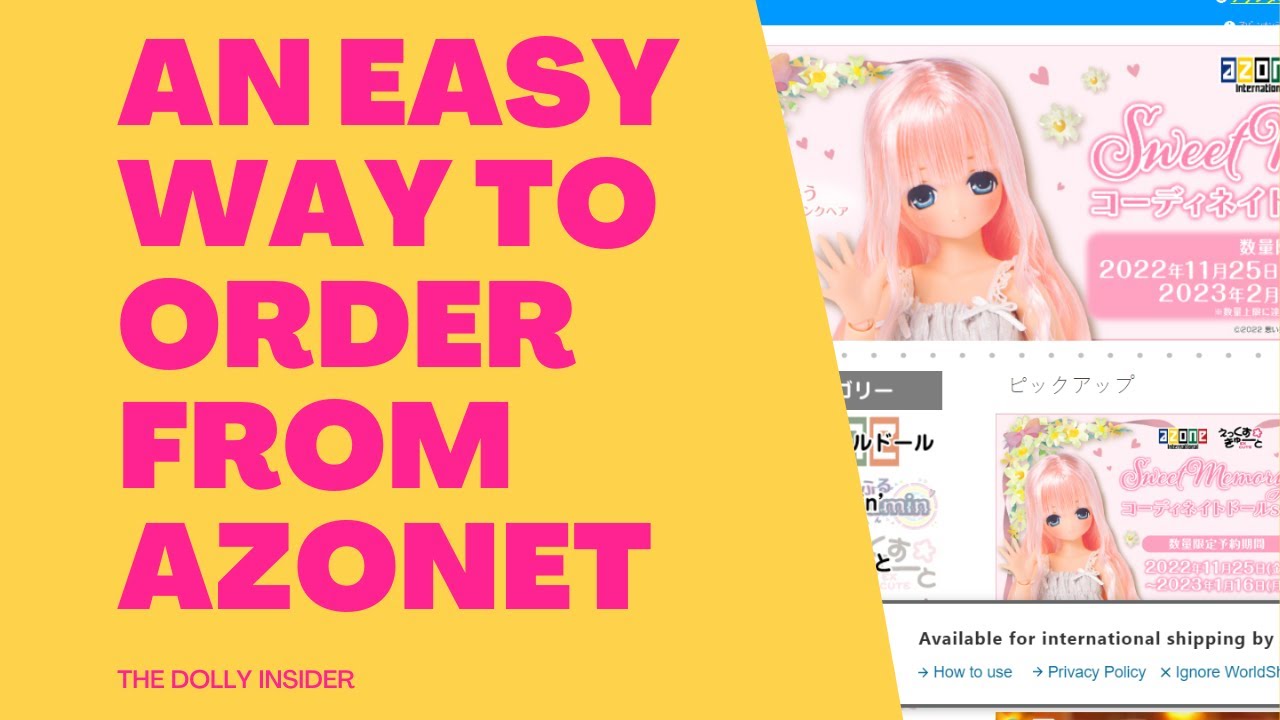 How To Order from Azonet with Worldshopping - YouTube