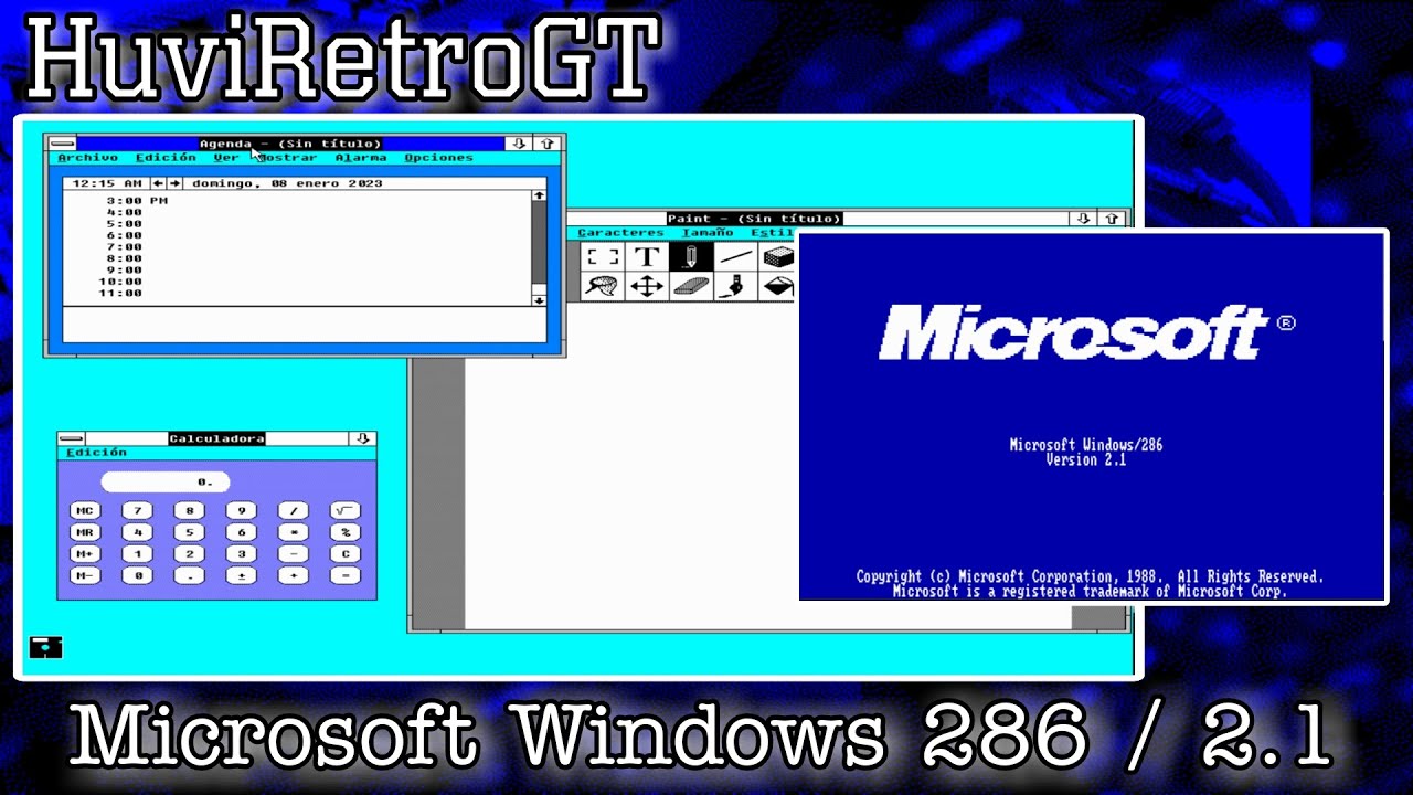 HUVI RETRO: Instalación de Windows 286/2.1 - YouTube