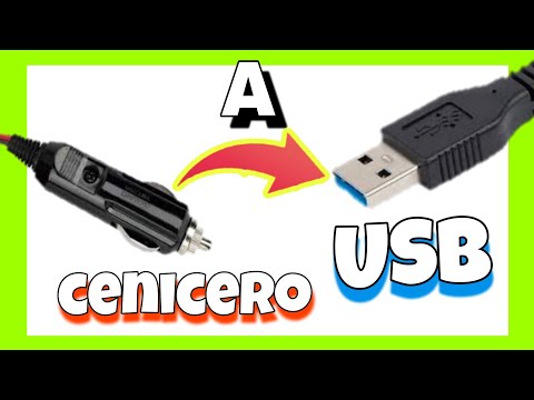 ❌como CONVERTIR CONEXION DE CENICERO a USB👽