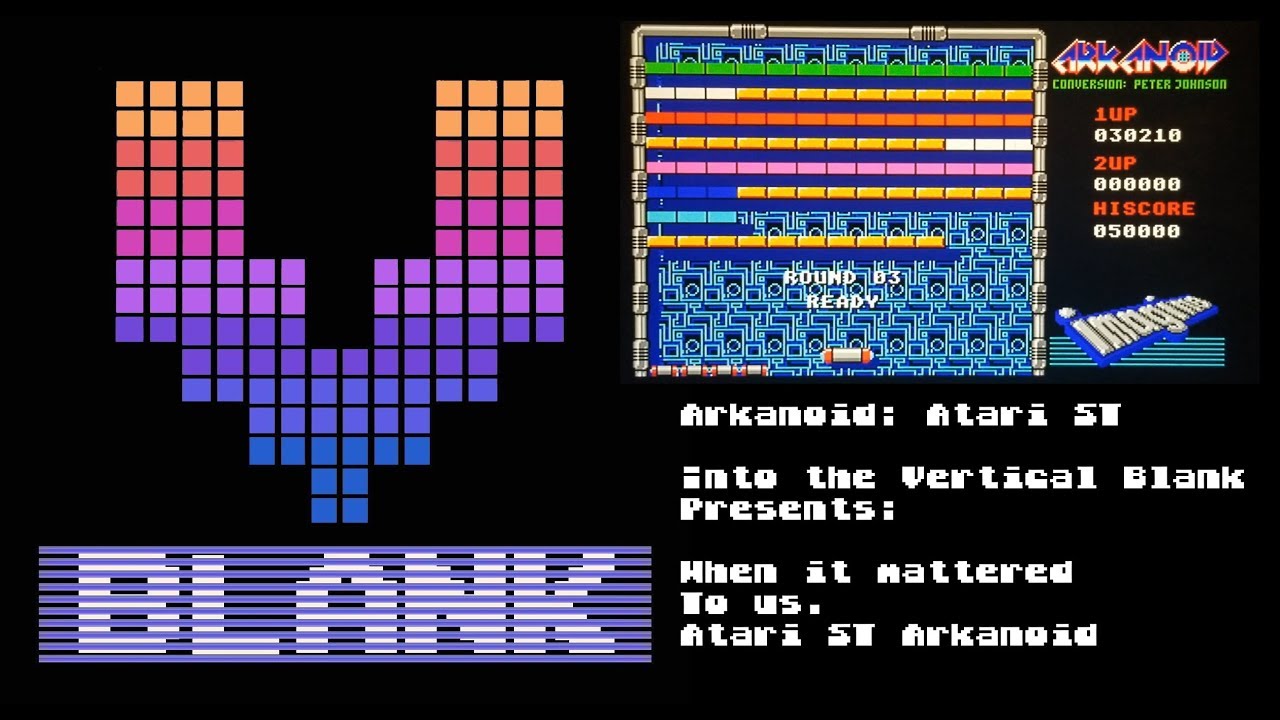 Atari ST Arkanoid Review - YouTube