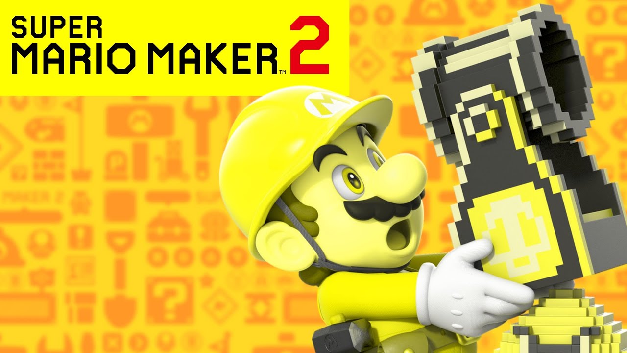 Super Mario Maker 2 but DON'T TOUCH YELLOW! - YouTube