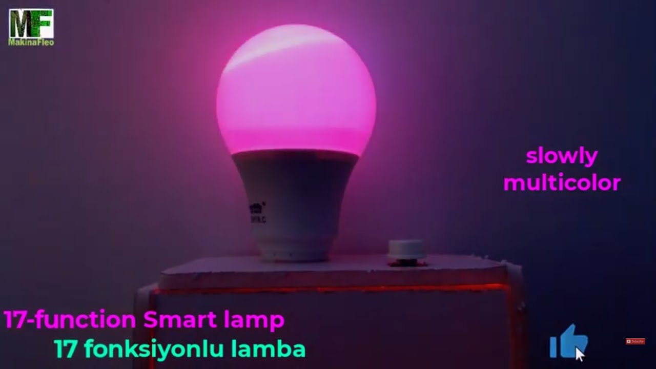 [MF - DIY] : RGB SMART LAMP | RGB LAMBA - YouTube