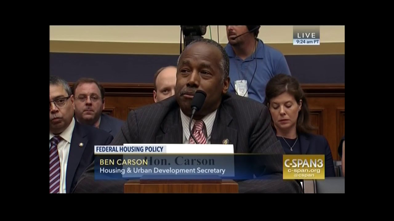Rep. Love questions HUD Sec. Ben Carson: FSC, 10/12/2017 - YouTube