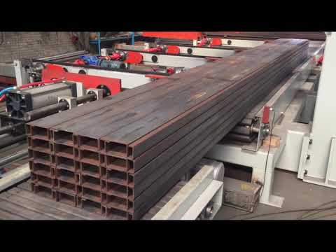 C section C channel packing machine - YouTube