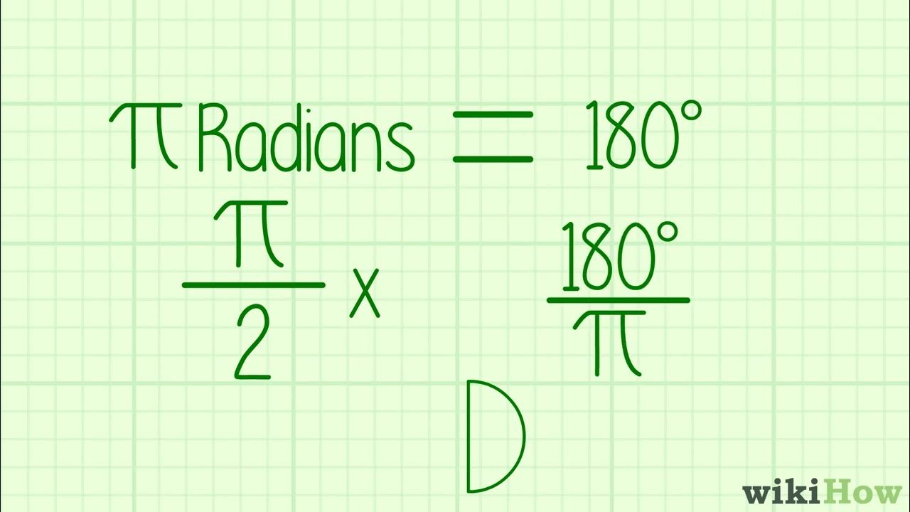 How to Convert Radians to Degrees - YouTube