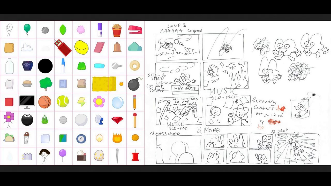 All Of The BFB Storyboards! - YouTube
