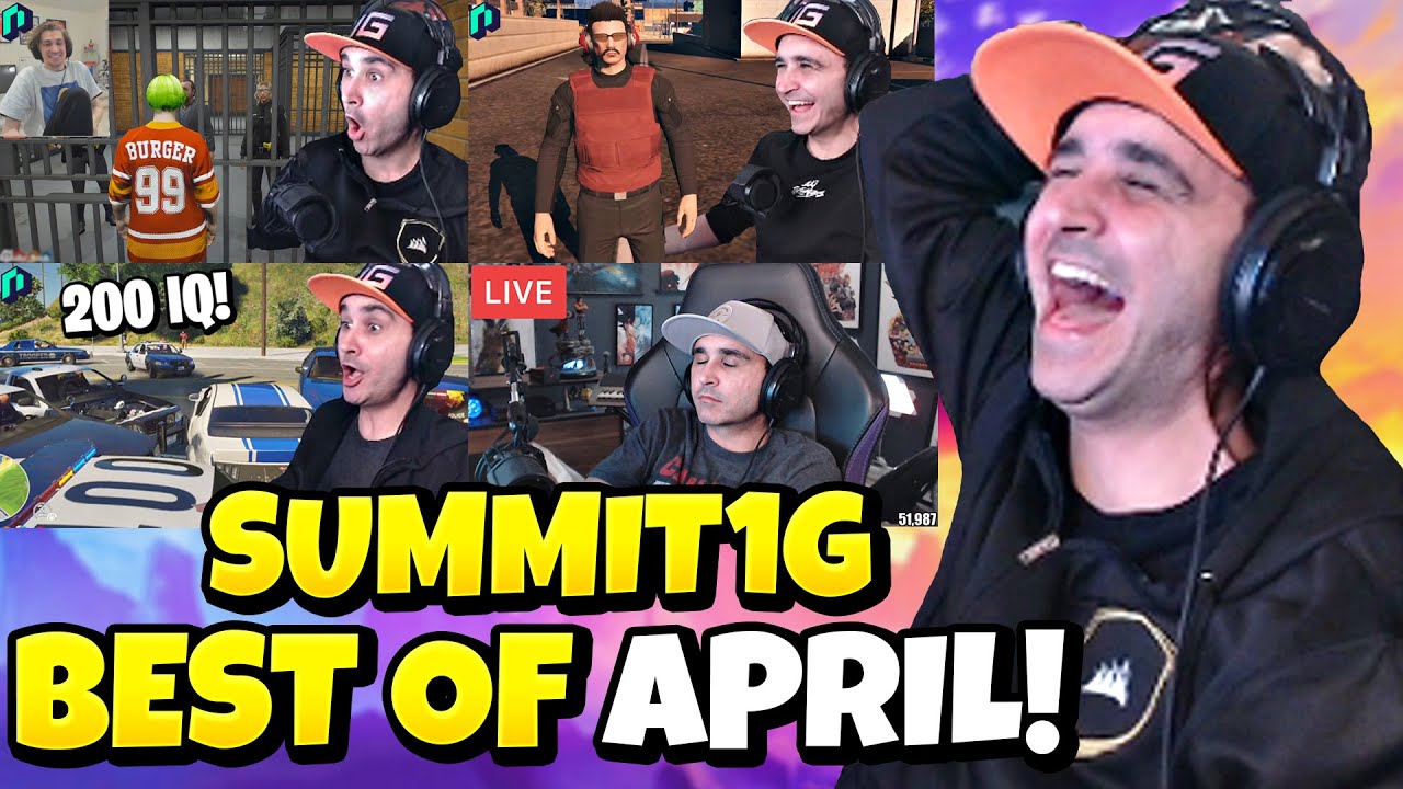 SUMMIT1G FUNNIEST & BEST MOMENTS OF APRIL! | GTA 5 NoPixel RP - YouTube