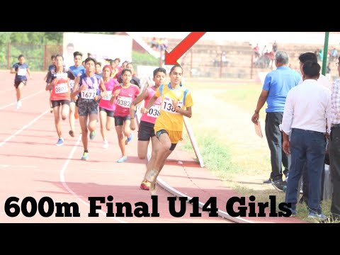 600m Final Girls U14 || Rajasthan state junior athletic championship ...