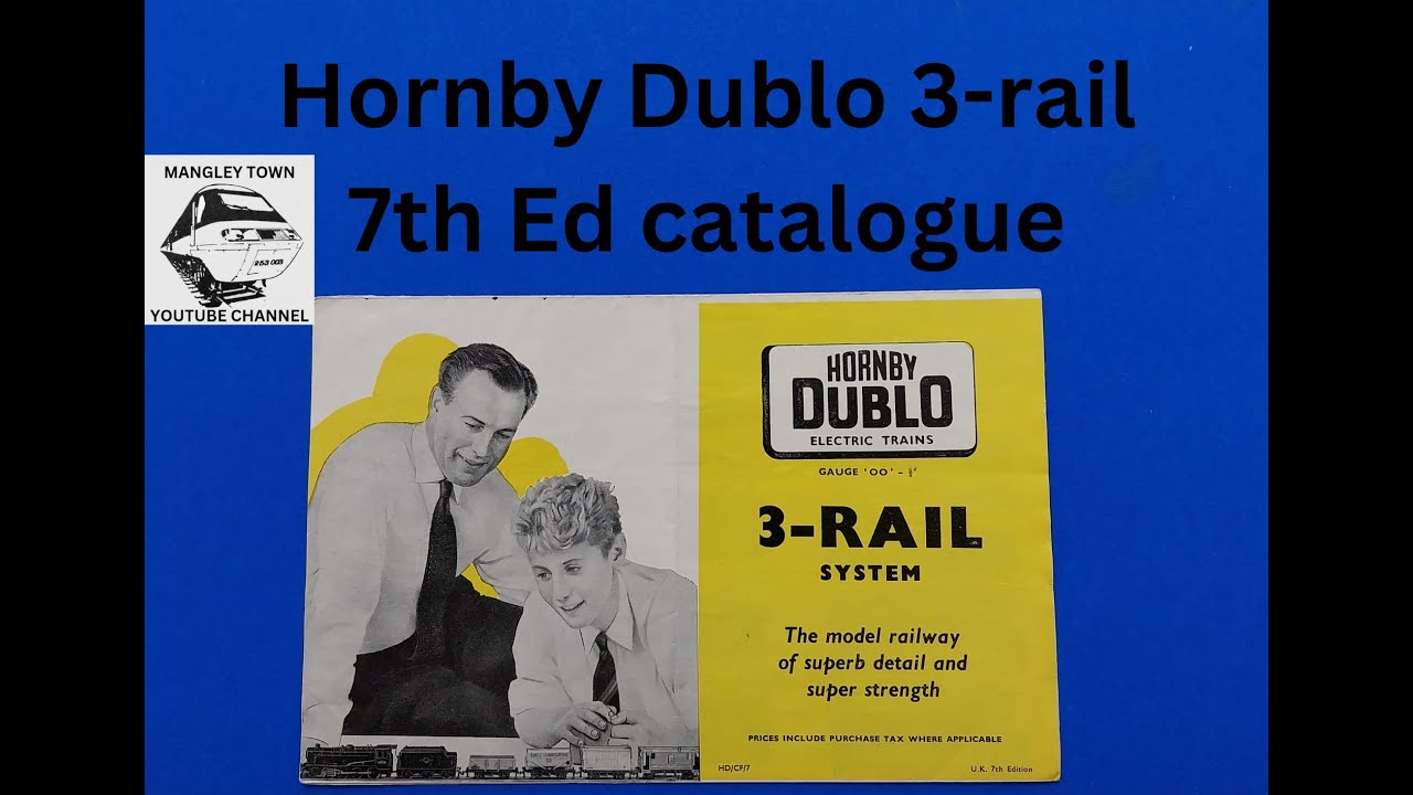 Hornby Dublo 7th Ed 3-rail model railways catalogue full look through ...