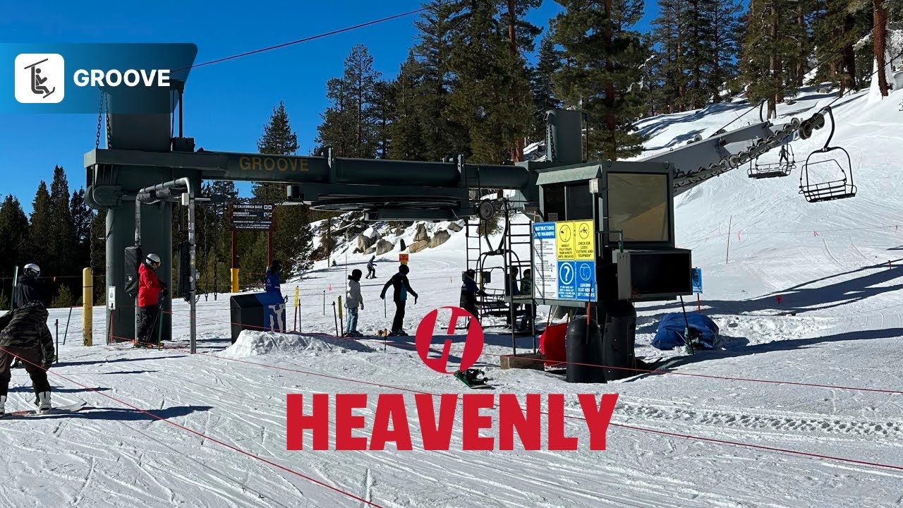Groove Lift at Heavenly – Beginner-Friendly Access to Fun Terrain - YouTube