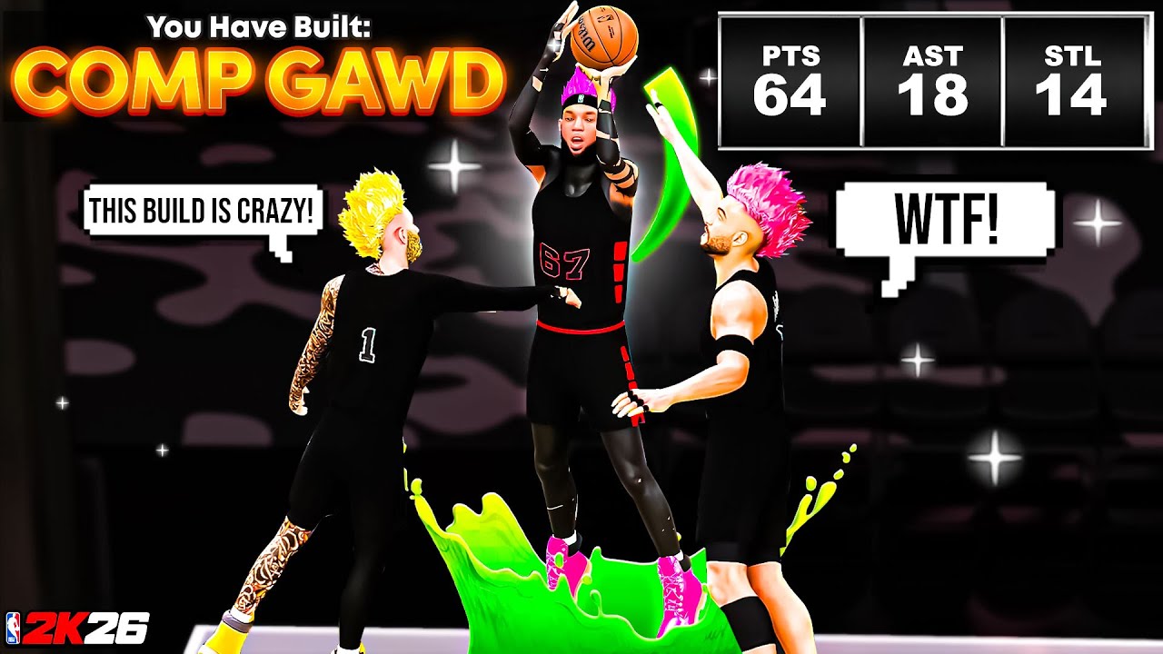Dominating COMP Pro Am With My *INSANE* Demi God Build in NBA 2K26 ...