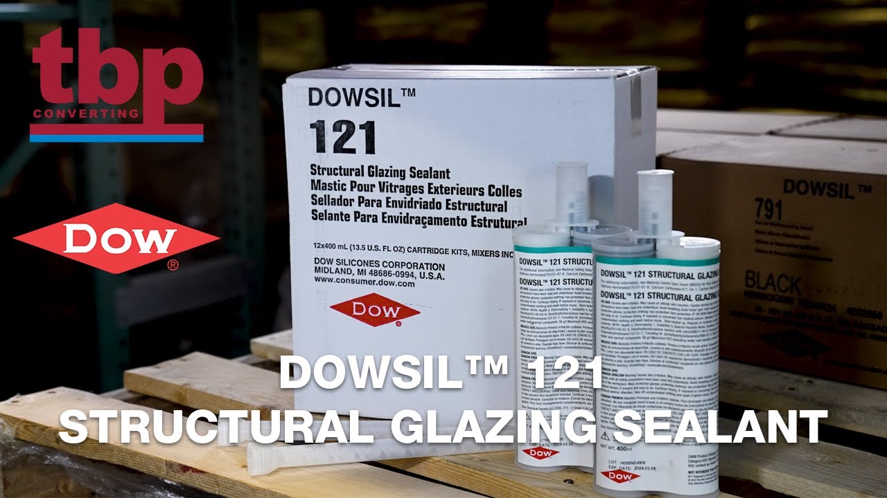 TBP Converting | Dowsil™ 121 | Structural Glazing Sealant - YouTube