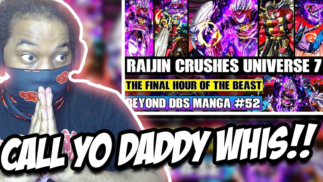 Beyond Dragon Ball Super Demon God Raijin Crushes Universe 7! REACTION ...