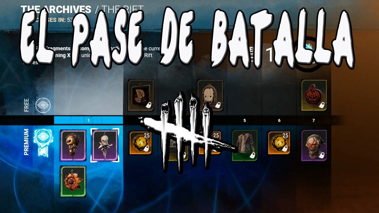 ASÍ ES EL PASE DE BATALLA DE DEAD BY DAYLIGHT! - YouTube