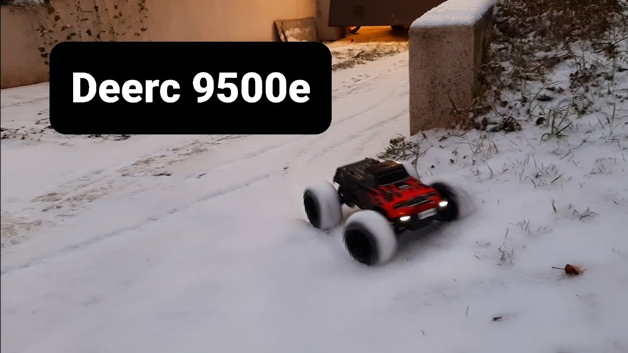 1/16 Scale DEERC 9500e RC Car Neige - YouTube
