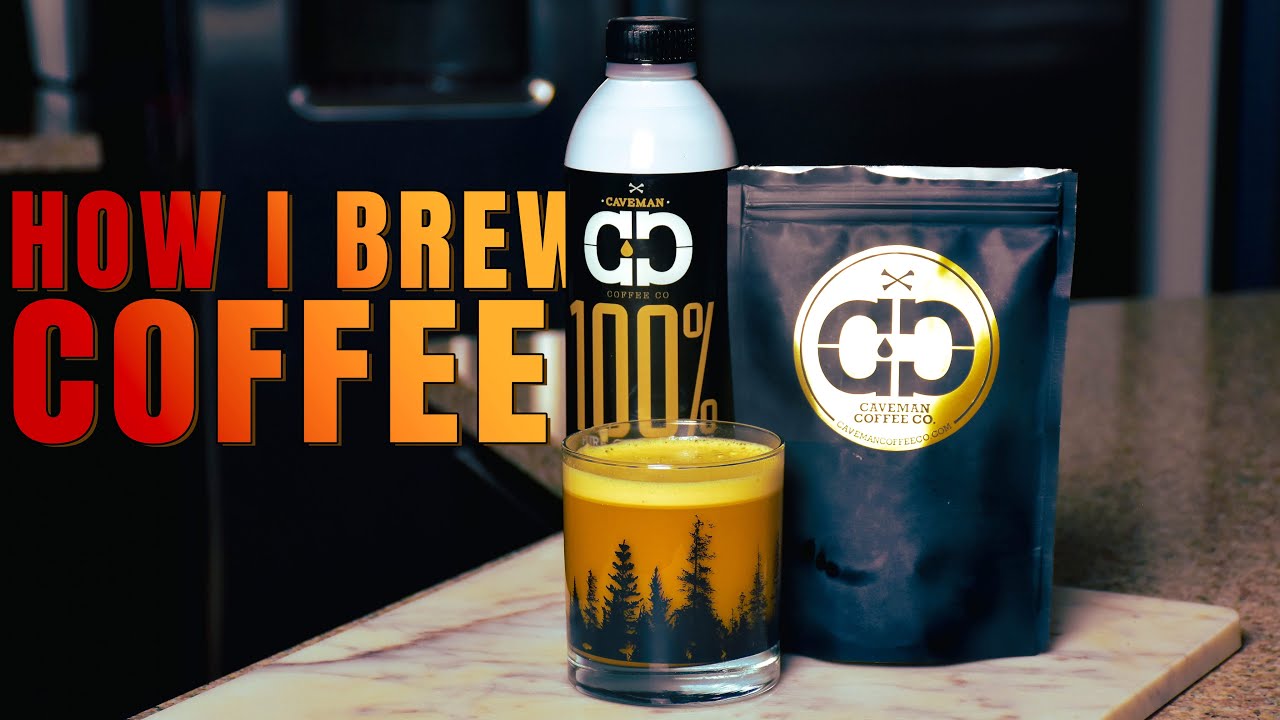 How I Make a Cup of Coffee | Caveman Coffee Recipe - YouTube