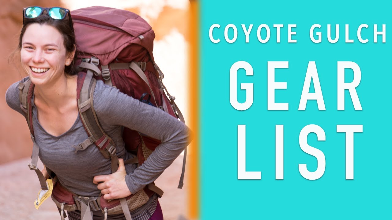 Gear For A 3 Day Backpacking Trip Coyote Gulch YouTube gear-for-a-3-day-backpacking-trip-coyote-gulch-youtube