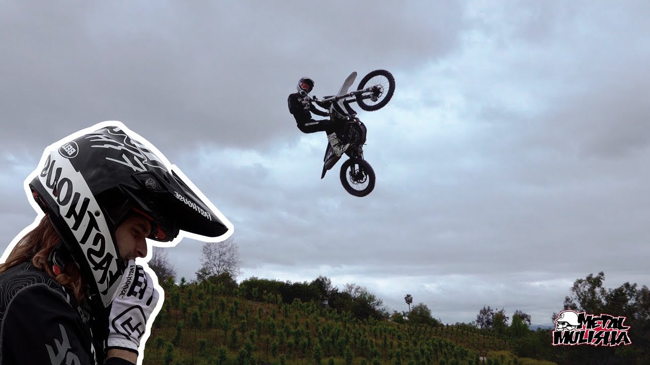 Patrick explodes back tire at Mulisha! - YouTube