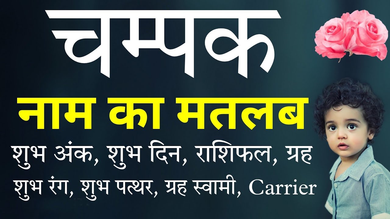 champak ka arth | champak naam ka arth | champak naam ka matlab ...