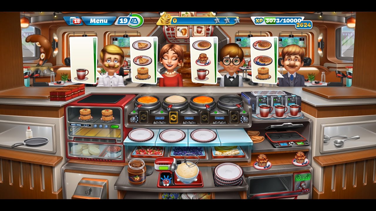 Cooking Fever - The Flipping Pancake Level 31-35 - YouTube