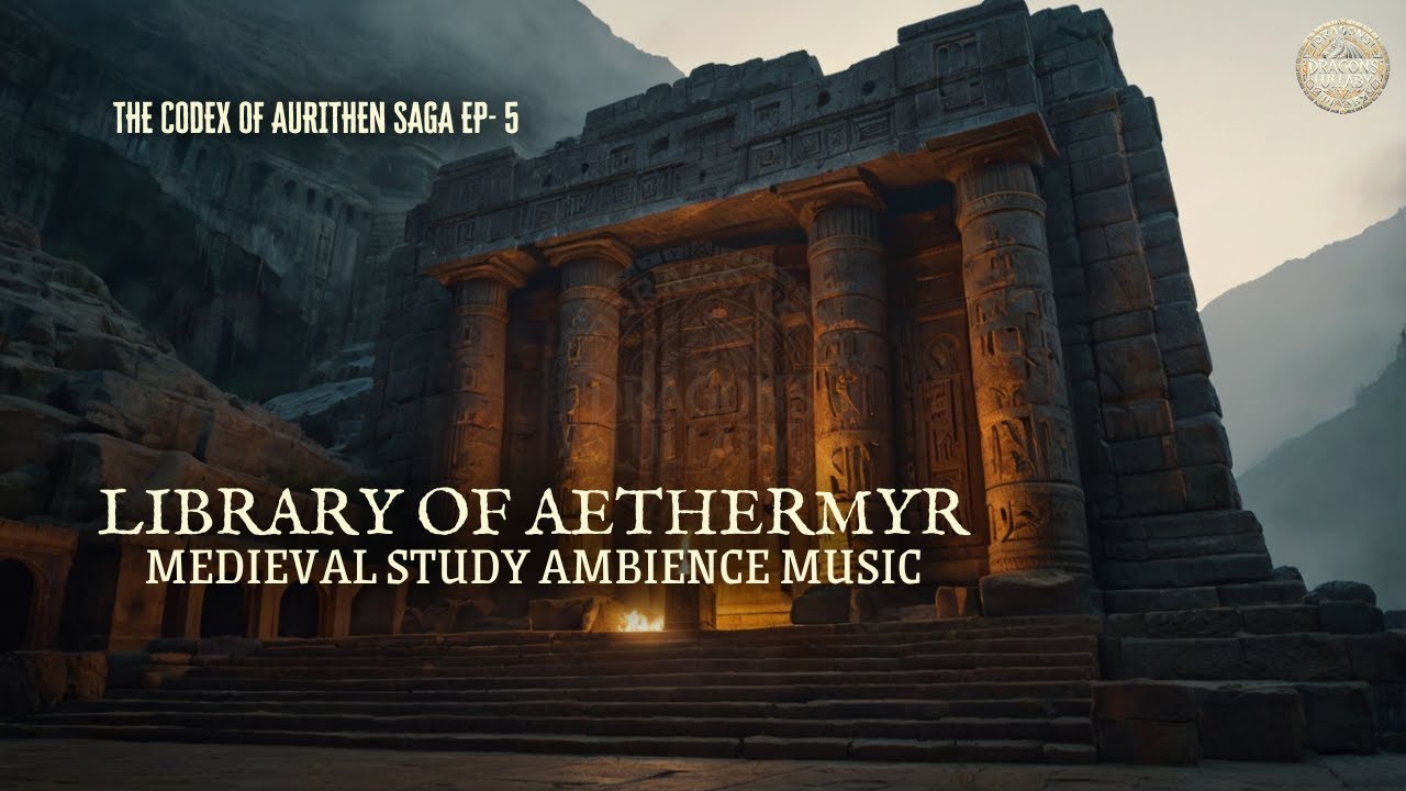 Ancient Wisdom & Medieval Study Ambience | The Library of Aethermyr ...
