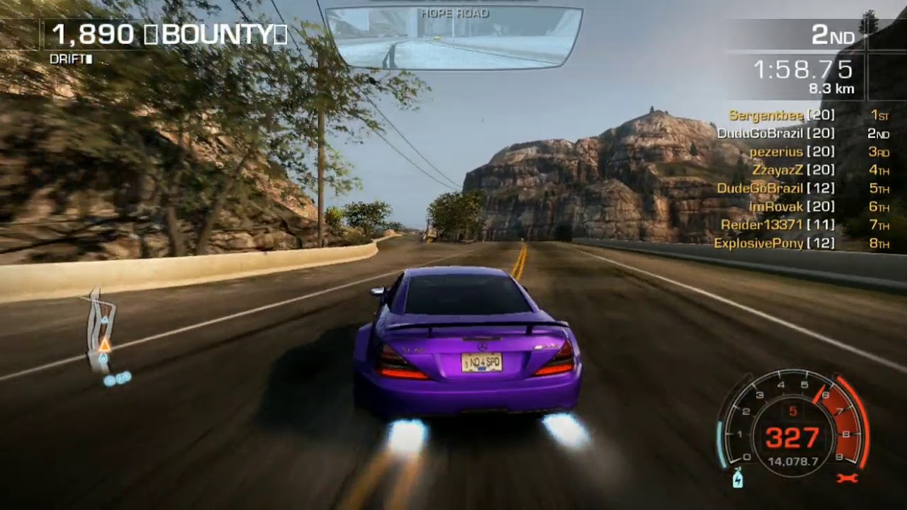 Nfs hp 2010 online PC joystick - YouTube