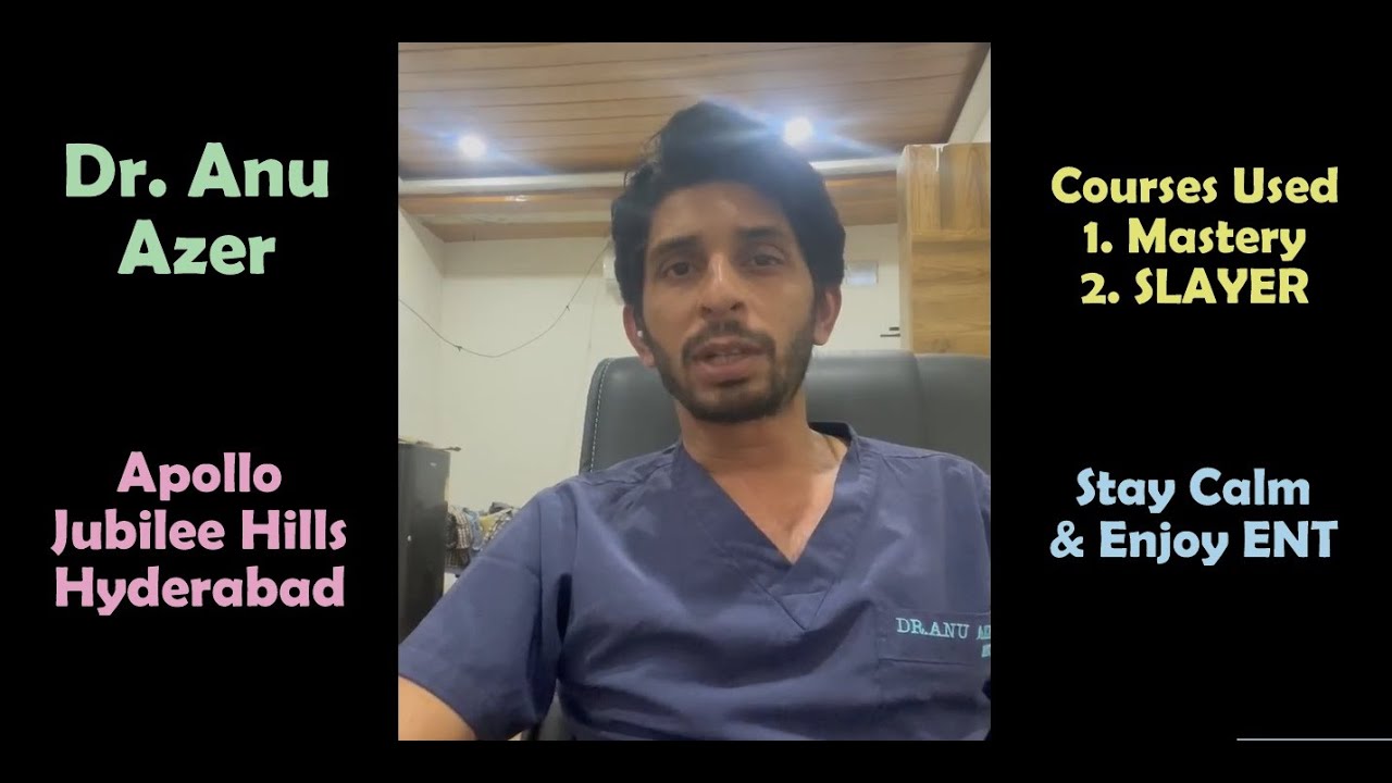 Dr. Anu Azer - DNB @ Apollo Jubilee Hills | ENT Residency App | ENT ...