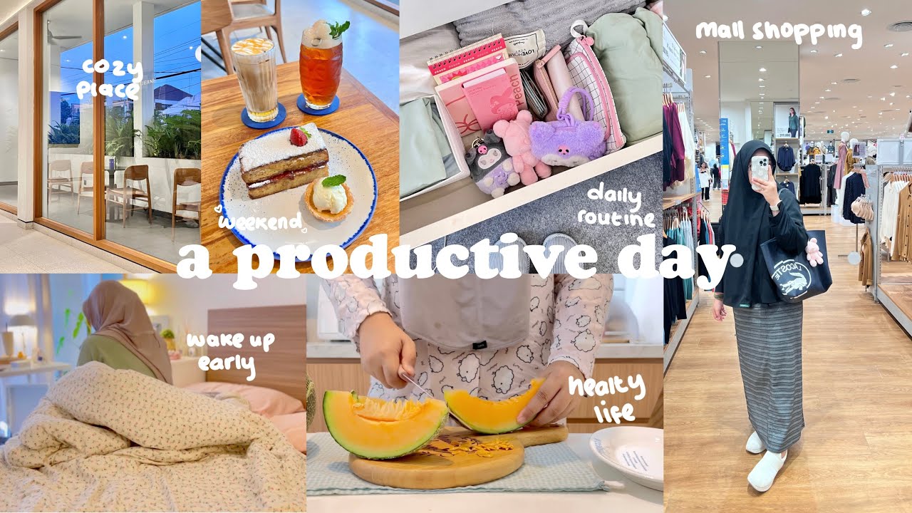 A PRODUCTIVE DAY*weekend*🛍mall shopping,daily routine,cozy place,night ...