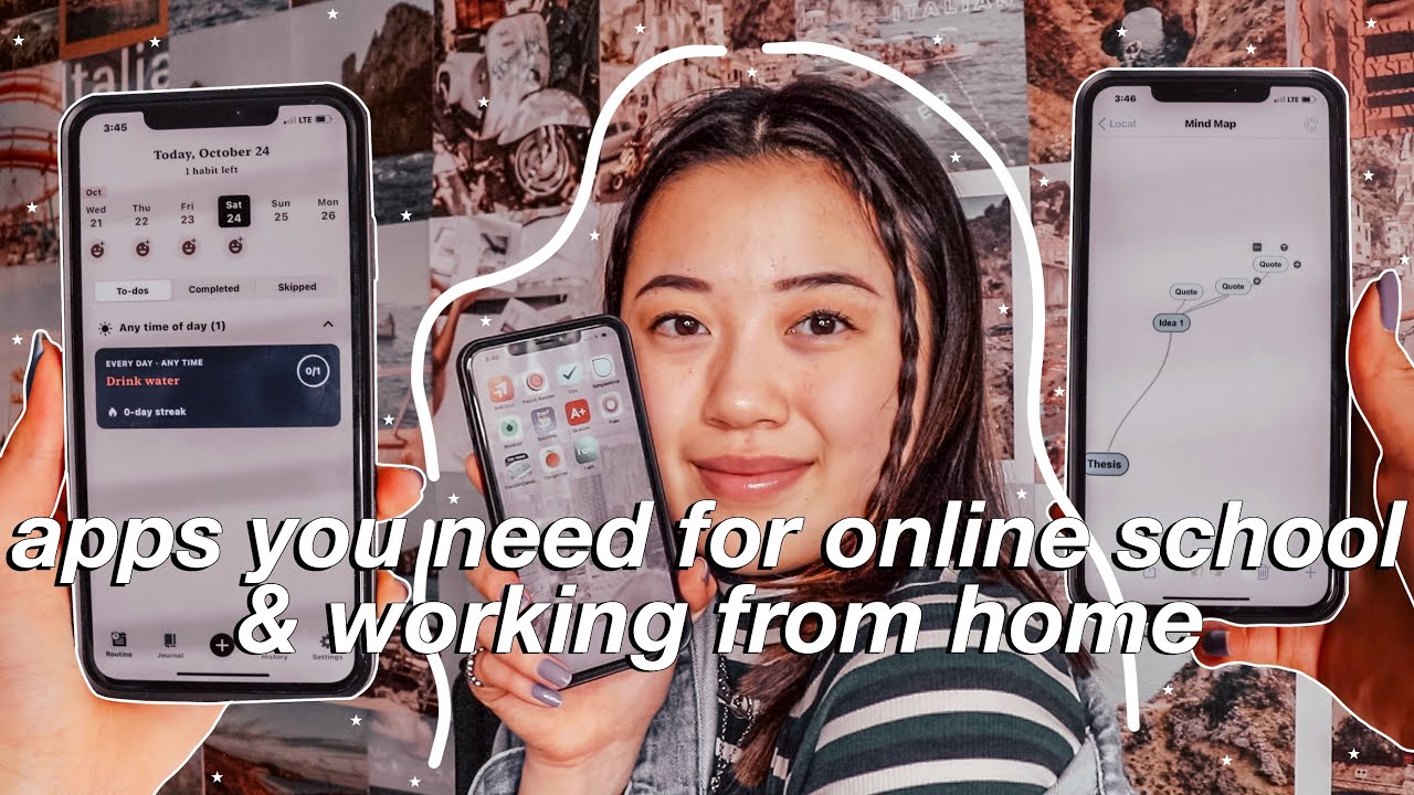 apps you NEED for online school & working from home | productivity ...