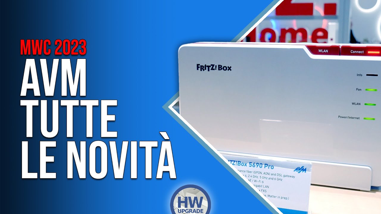 Tutte le novità AVM dal MWC 2023 in video: dal FRITZ!Box 5690 Pro fino ...