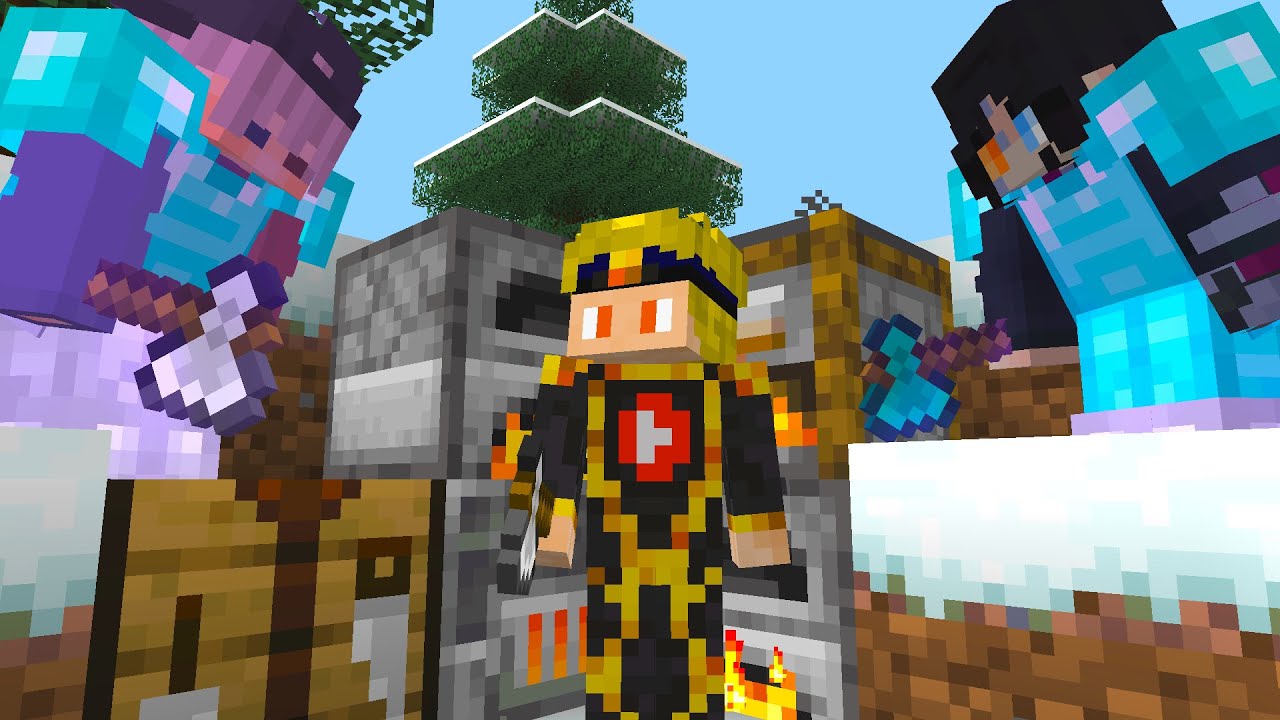 Minecraft Speedrunner vs 2 Hunters - YouTube