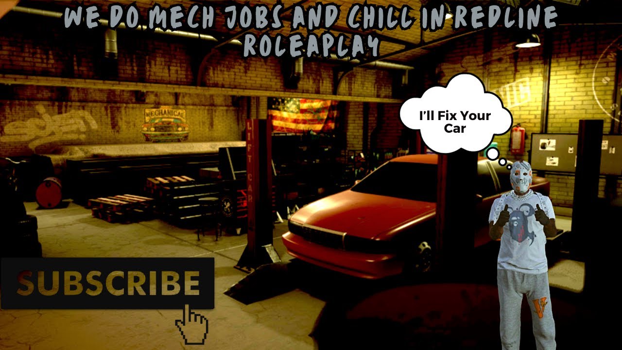 WE DO MECH JOBS AND CHILL IN REDLINE ROLEPLAY !!!!!!! - YouTube