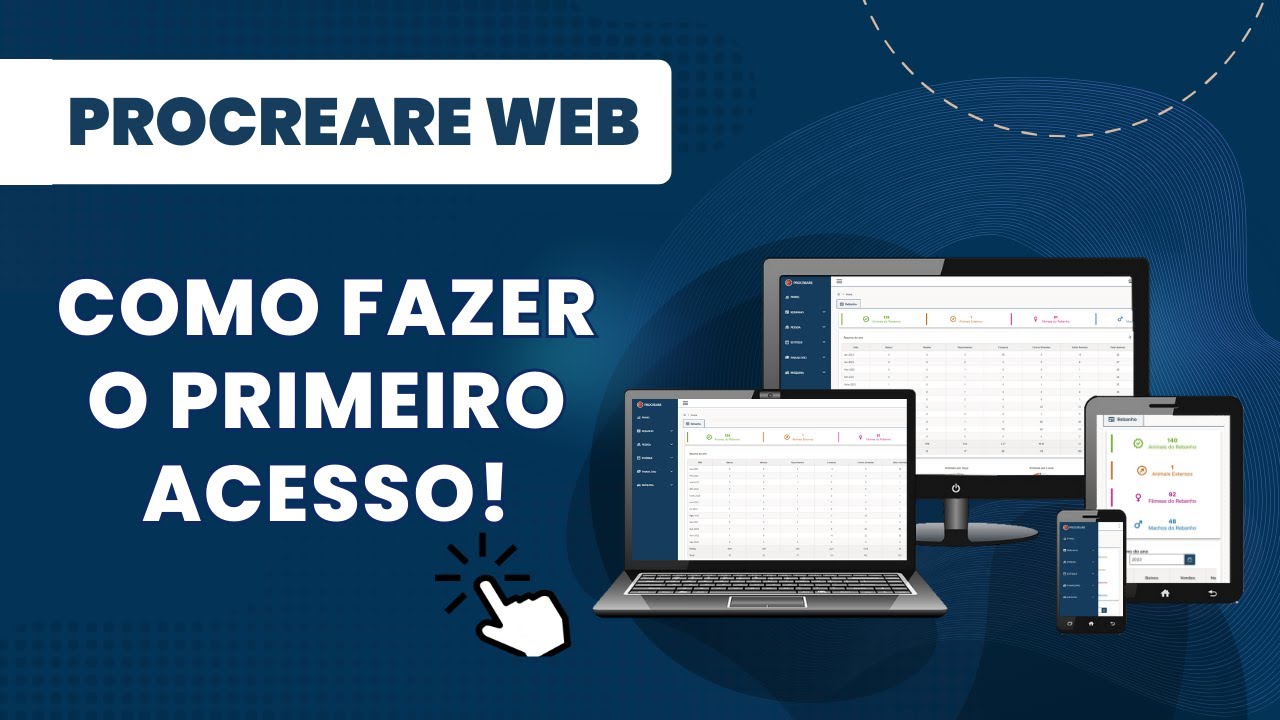 ️ Como fazer o primeiro acesso - Procreare Web 💻 - YouTube
