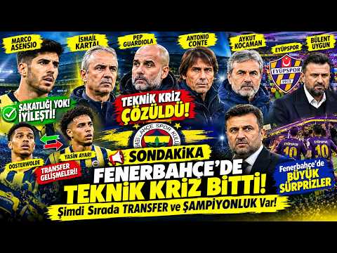 SONDAKİKA Fenerbahçe'de TEKNİK KRİZ BİTTİ! Şimdi Sırada TRANSFER ve ŞAMPİYONLUK Var!